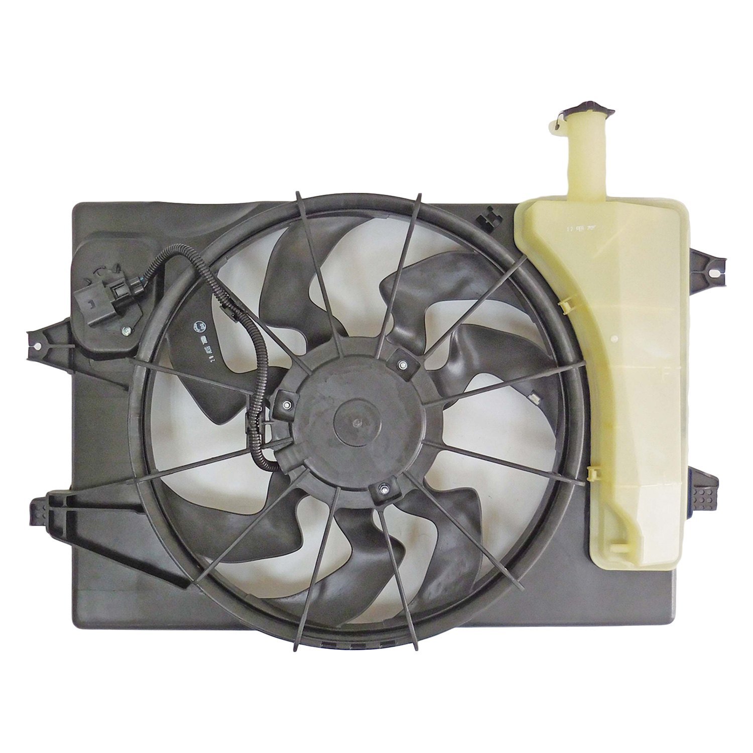 Replace® HY3115175 - Radiator and Condenser Fan Assembly with One Big Fan