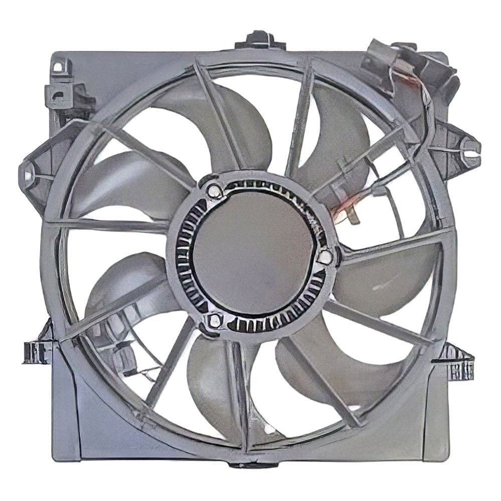 Replace® HY3115184 - Radiator and Condenser Fan Assembly with One Big Fan