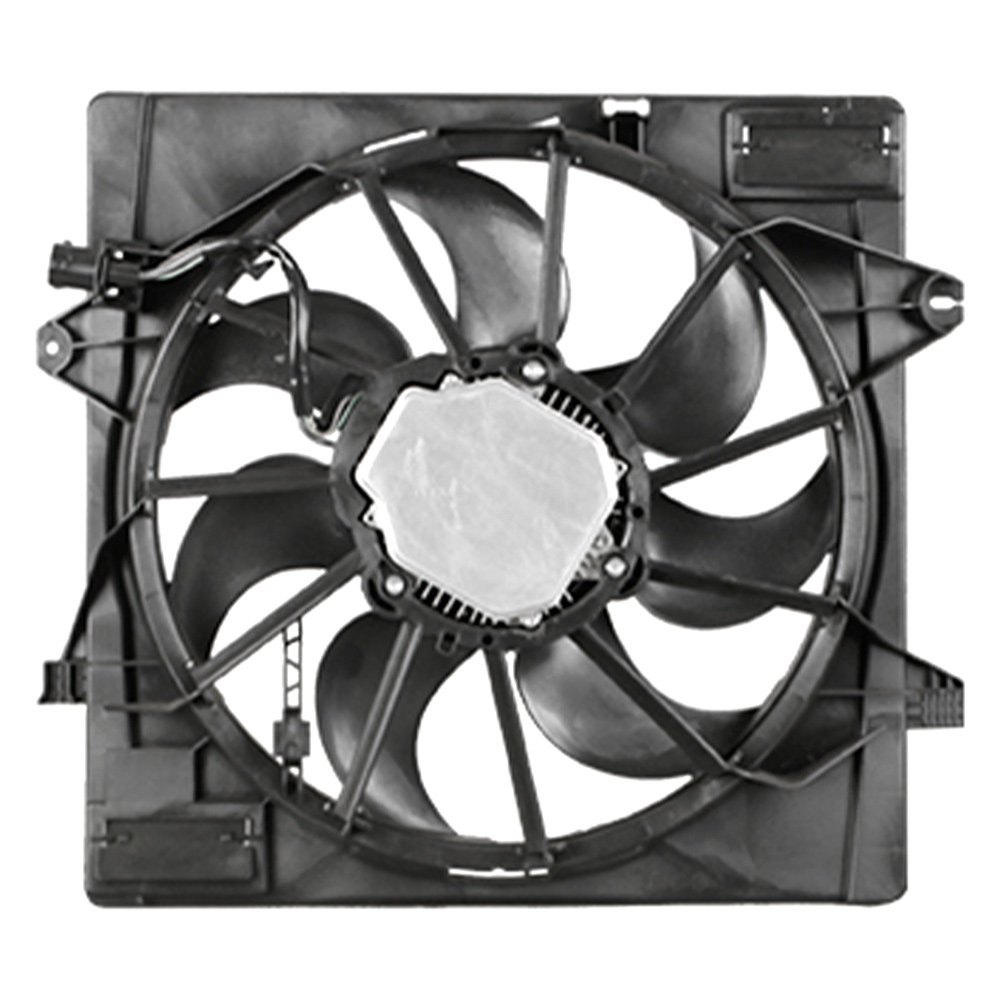 Replace® KI3115162 - Radiator and Condenser Fan Assembly with One Big Fan