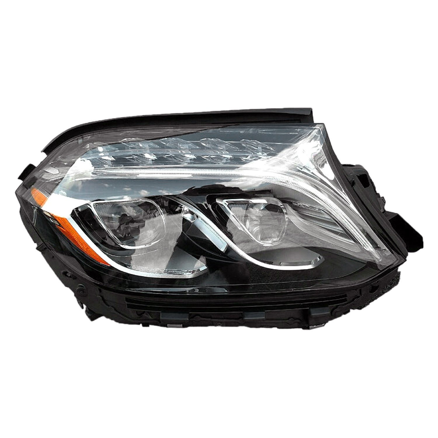 Replace® MB2503243 - Passenger Side Replacement Headlight (Standard Line)