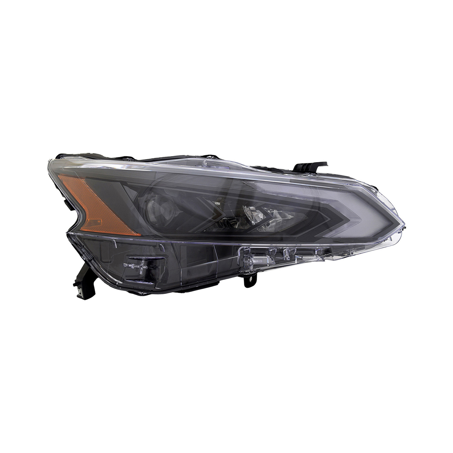 Replace® NI2503295 - Passenger Side Replacement Headlight (Standard Line)