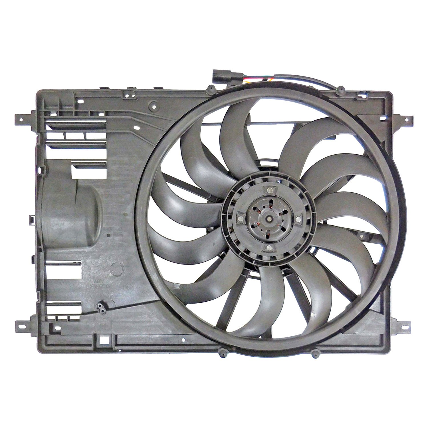 Replace® RO3115108 - Radiator and Condenser Fan Assembly with One Big Fan