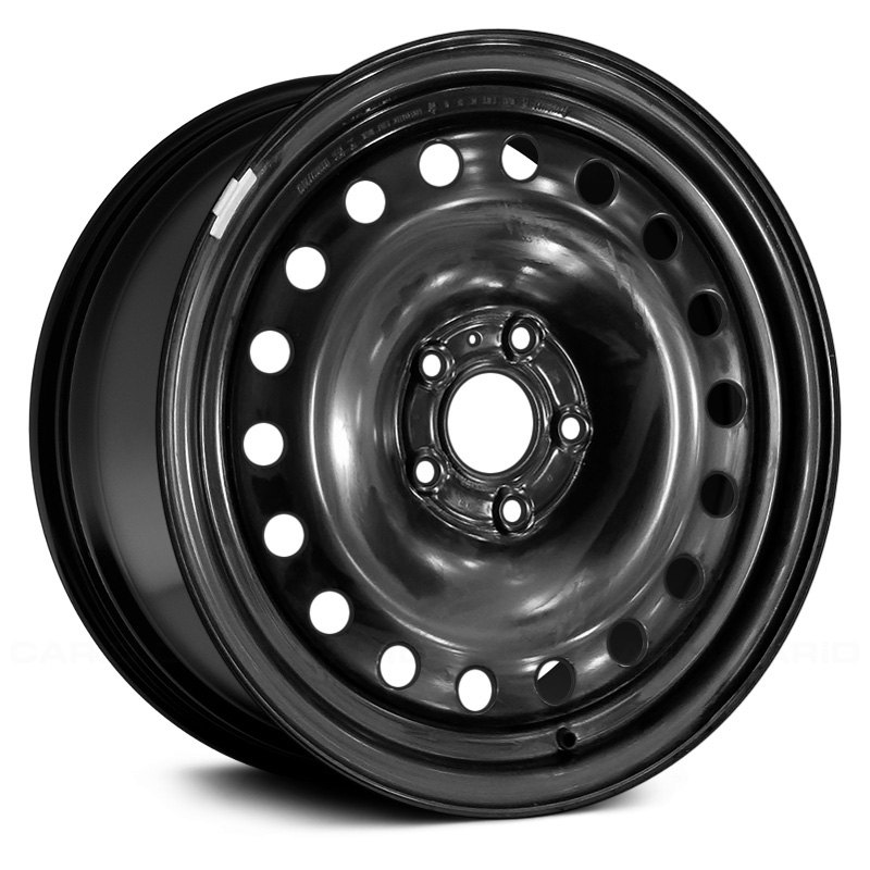Replace® STLCM046U45 - 18-Slot Black 18x8 Steel Factory Wheel ...