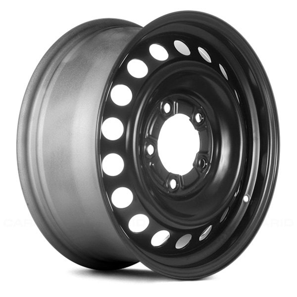 Replace® STLTU036U45 - 18-Hole Black 18x8 Steel Factory Wheel ...