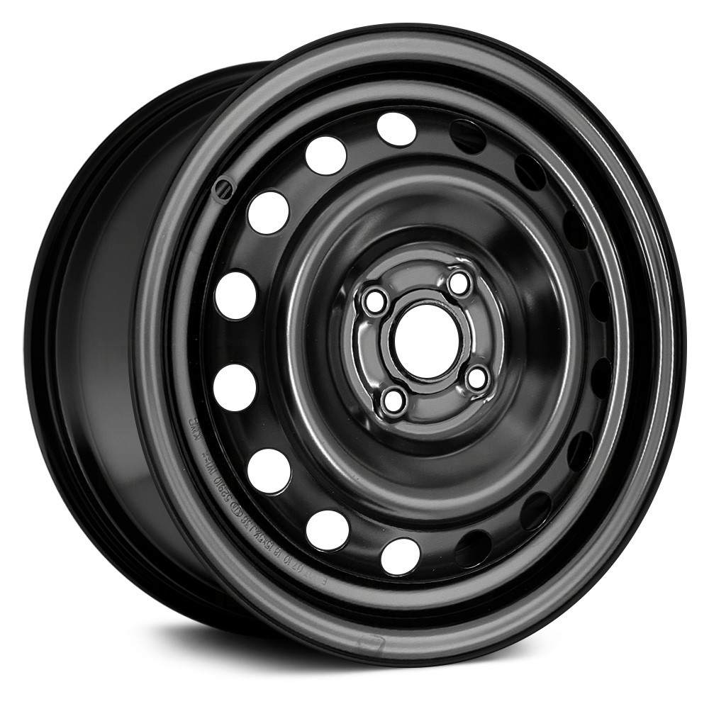 Replace® STLKJ054U45N - 16-Hole Black 15x5.5 Steel Factory Wheel - Replica