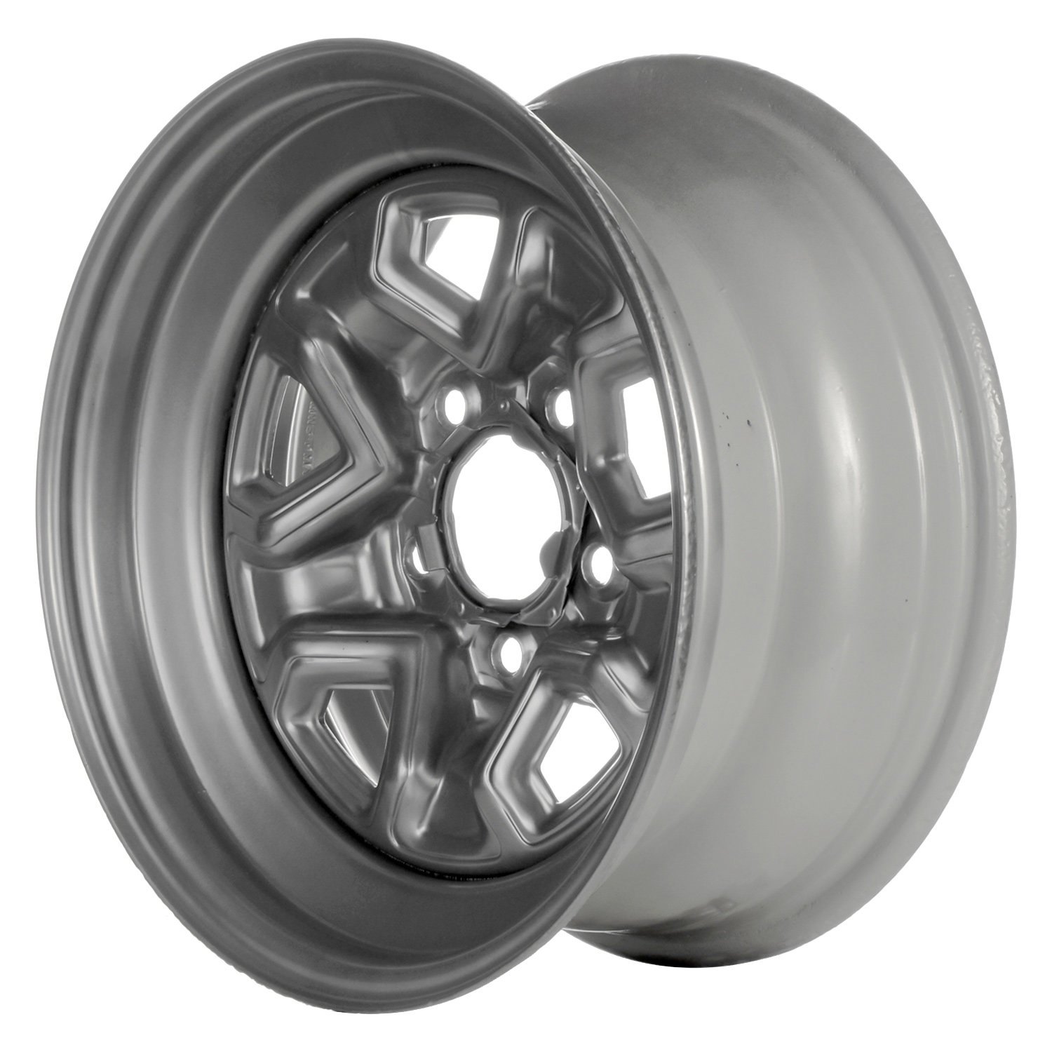 Replace® STLGG018U15 - 5-Slot Argent 15x7 Steel Factory Wheel ...