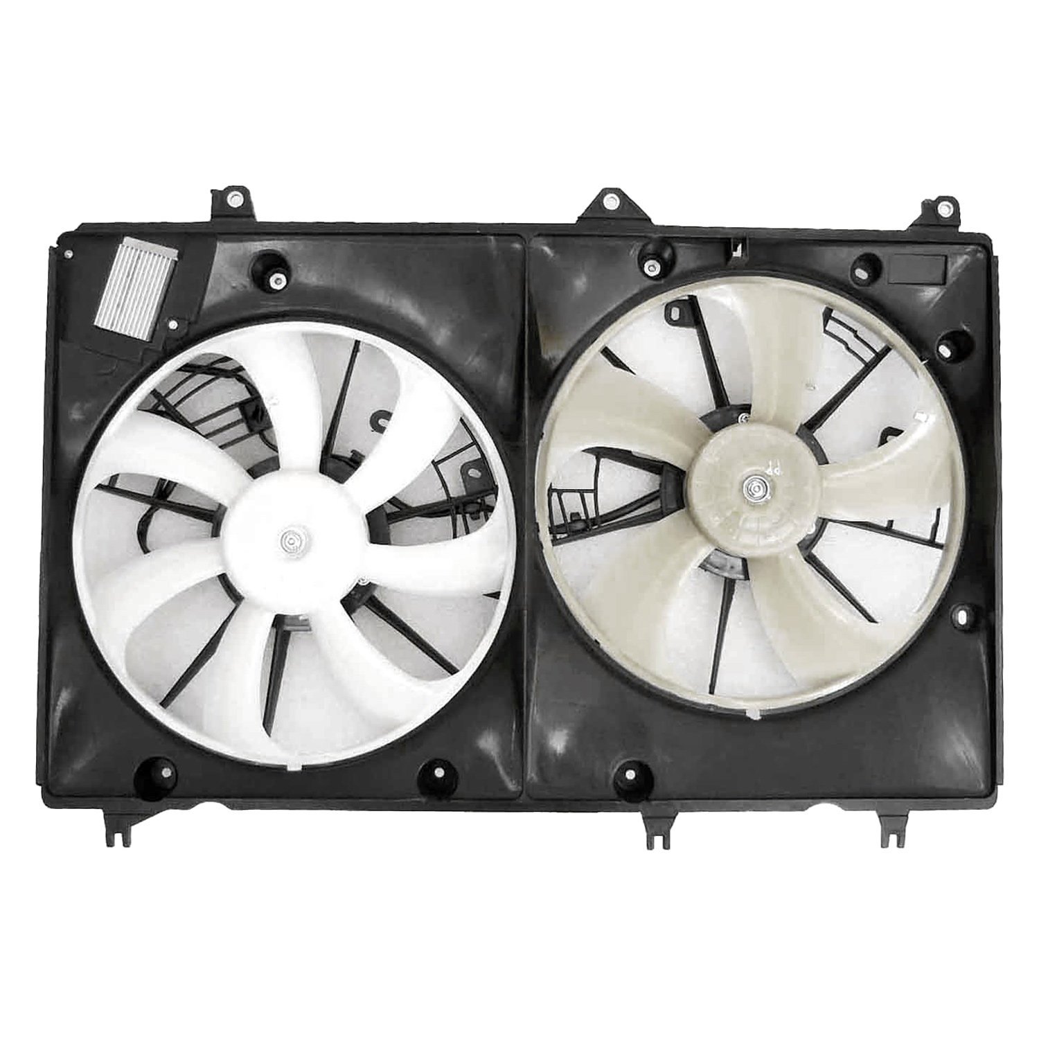 Replace® TO3115193 - Dual Radiator and Condenser Fan Assembly