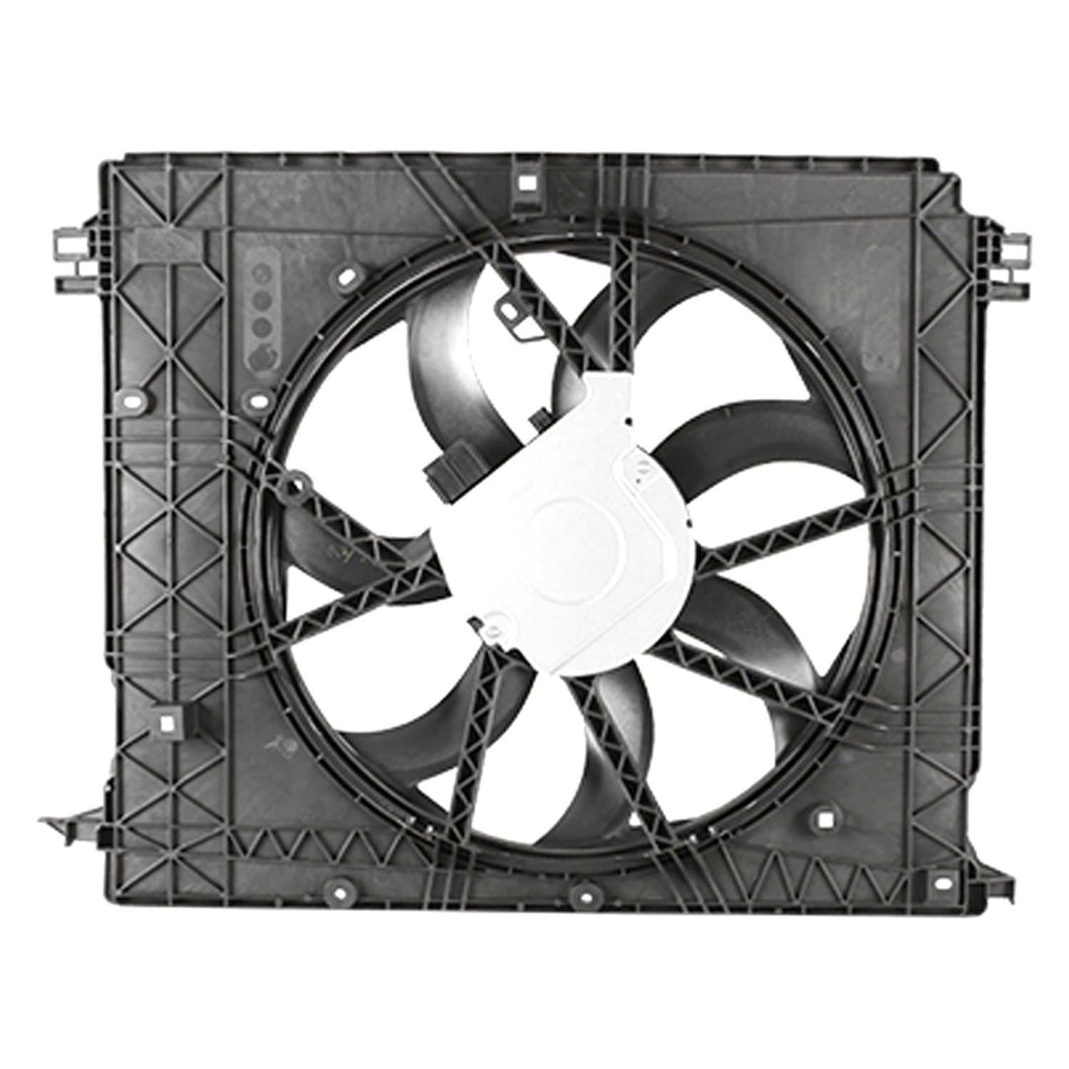 Replace® TO3115214 - Dual Radiator and Condenser Fan Assembly
