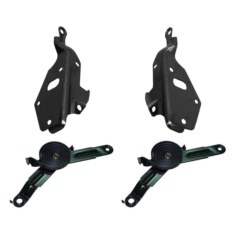 Replace® VS-SGSID7648 - 4-Piece (Driver and Passenger Side Hood Hinge ...
