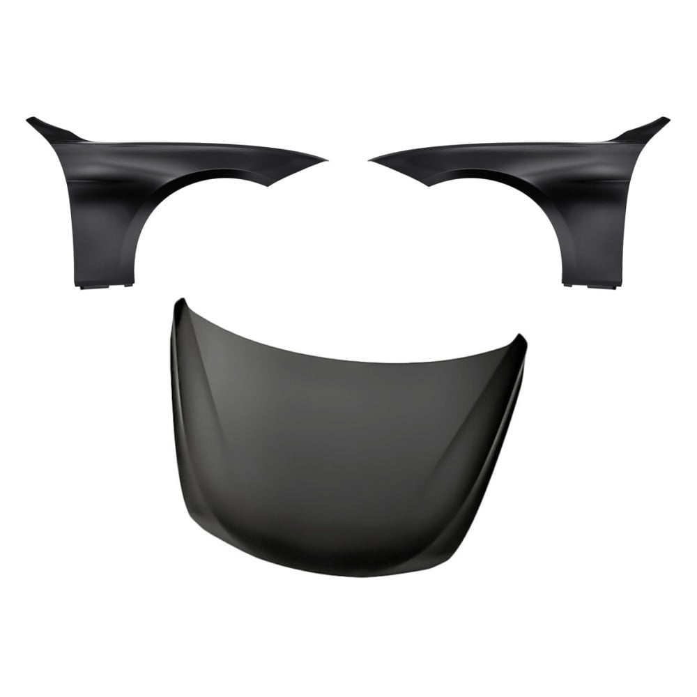 Replacement BNDL-202902 - 3-Piece (Hood Panel, Front Driver and ...