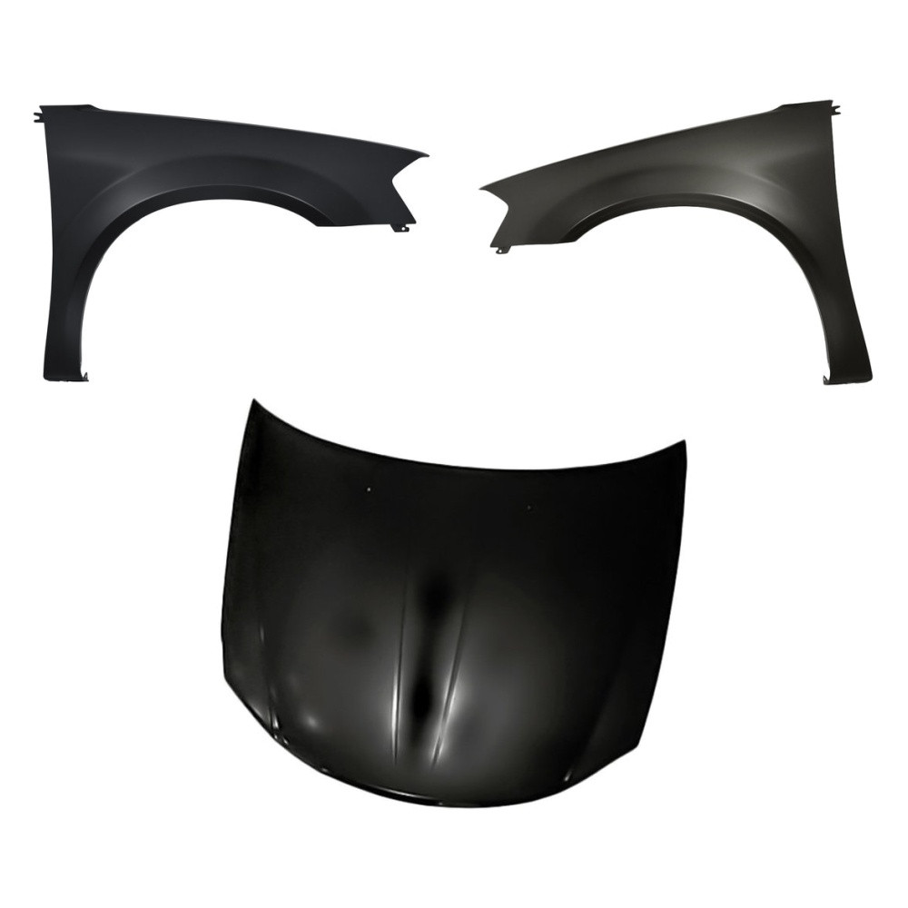 Replacement BNDL-203069 - 3-Piece (Hood Panel, Front Driver and ...