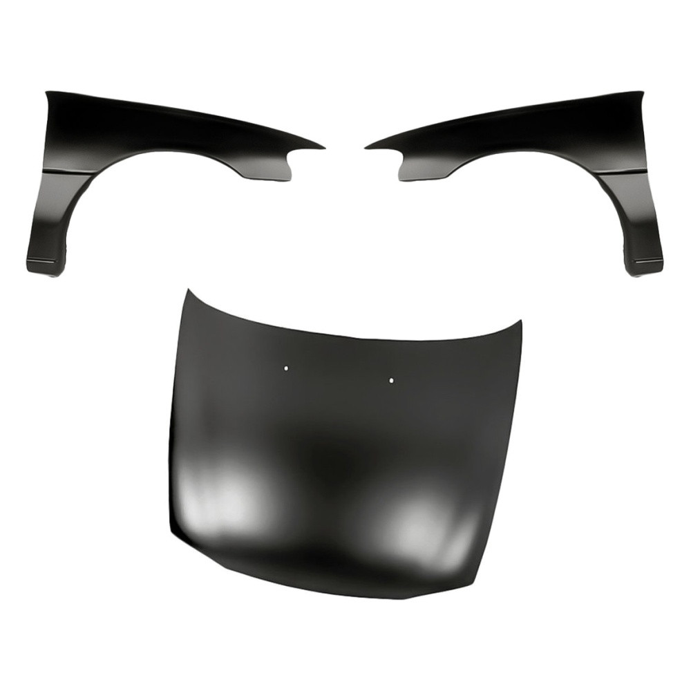 Replacement BNDL-203341 - 3-Piece (Hood Panel, Front Driver and ...