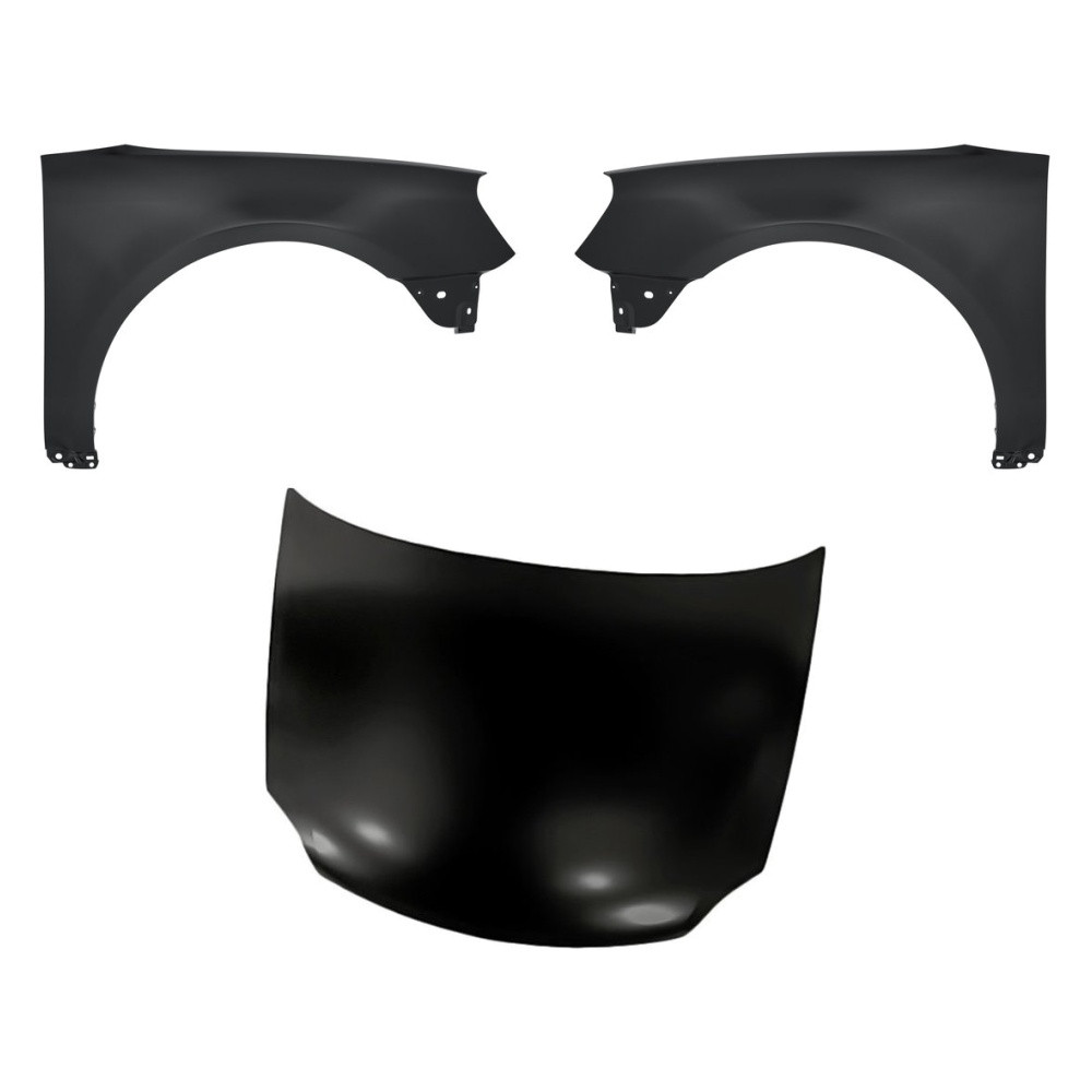 Replacement BNDL-203475 - 3-Piece (Hood Panel, Front Driver and ...