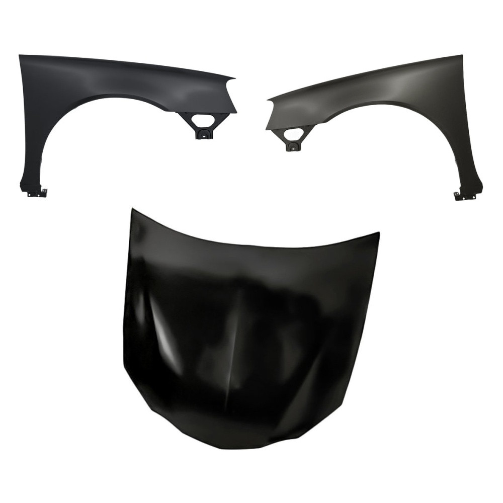 Replacement BNDL-203842 - 3-Piece (Hood Panel, Front Driver and ...
