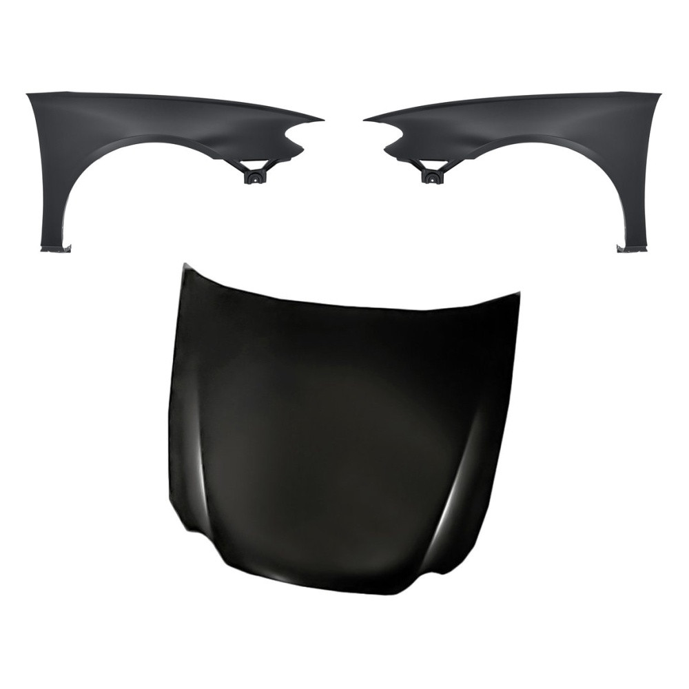 Replacement BNDL-203872 - 3-Piece (Hood Panel, Front Driver and ...