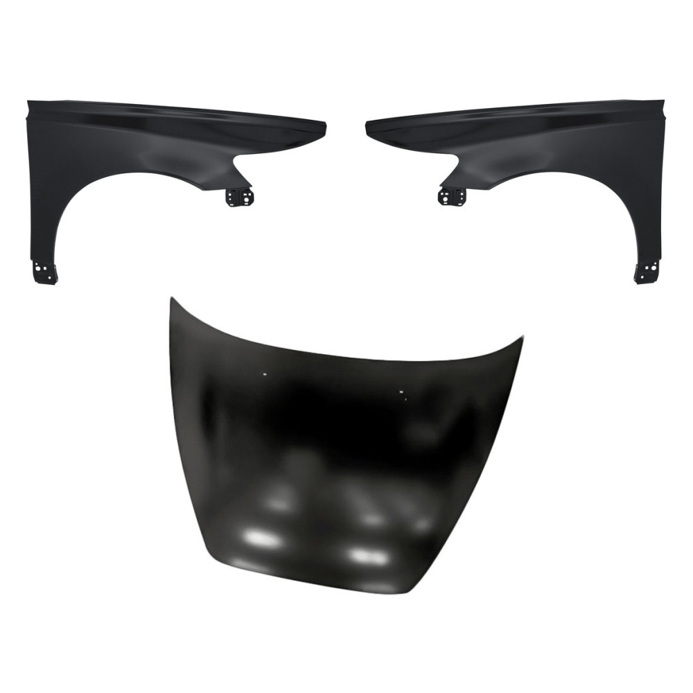 Replacement BNDL-205508 - 3-Piece (Hood Panel, Front Driver and ...