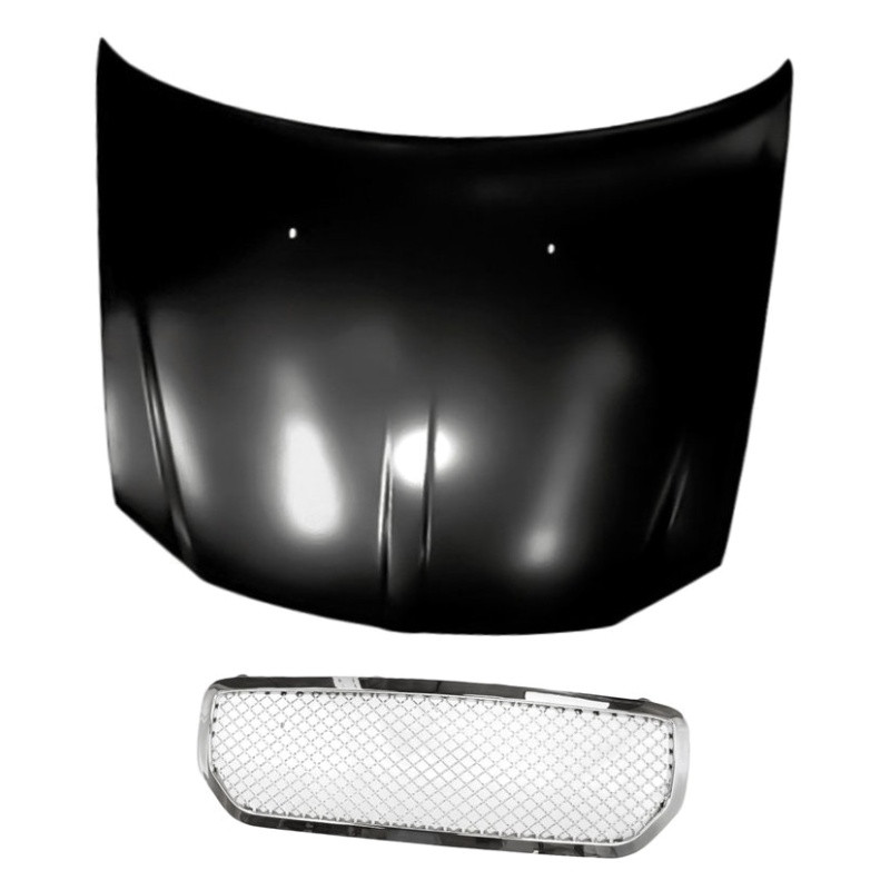 Replacement BNDL-208925 - 2-Piece (Hood Panel, Grille) (Standard Line)