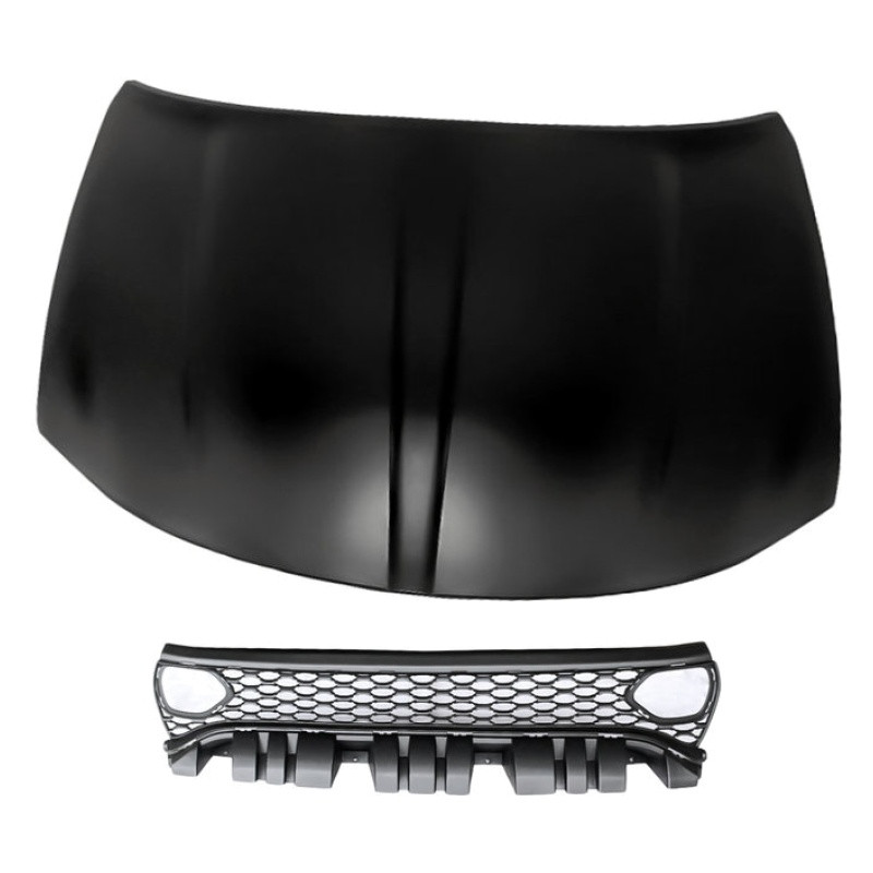 Replacement BNDL-208947 - 2-Piece (Hood Panel, Grille) (Standard Line)