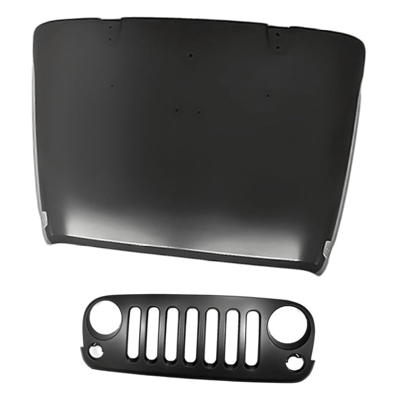 Replacement BNDL-209809 - 2-Piece (Hood Panel, Grille) (Standard Line)