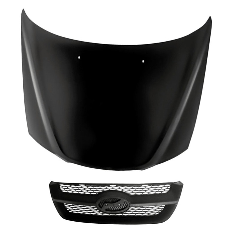 Replacement BNDL-209908 - 2-Piece (Hood Panel, Grille) (Standard Line)