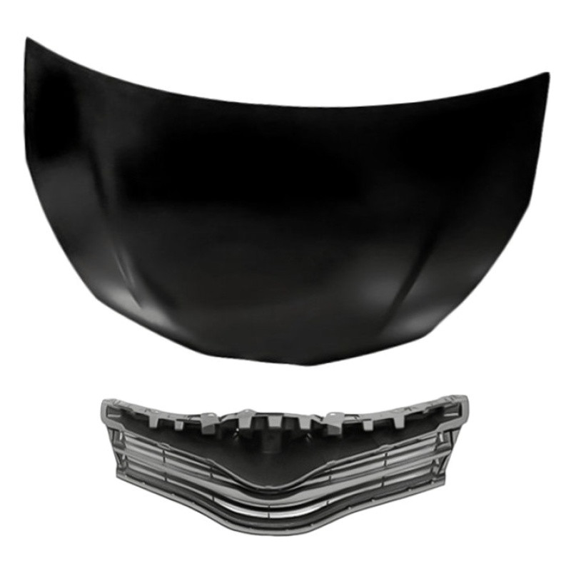 Replacement BNDL-209975 - 2-Piece (Hood Panel, Grille) (Standard Line)