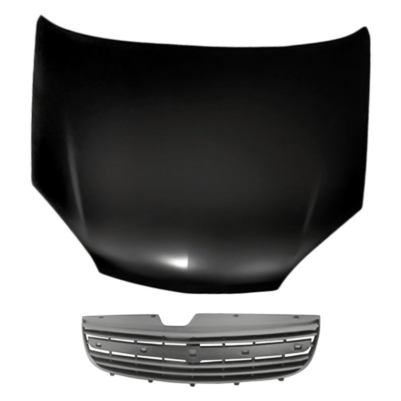 Replacement BNDL-210135 - 2-Piece (Hood Panel, Grille) (Standard Line)