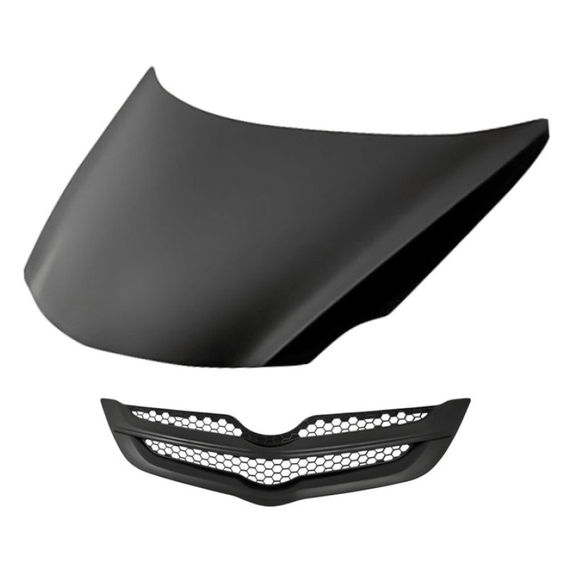 Replacement BNDL-210329 - 2-Piece (Hood Panel, Grille) (Standard Line)