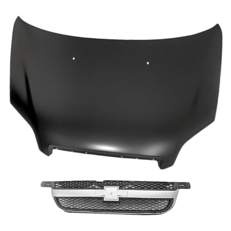 Replacement BNDL-210412 - 2-Piece (Hood Panel, Grille) (Standard Line)
