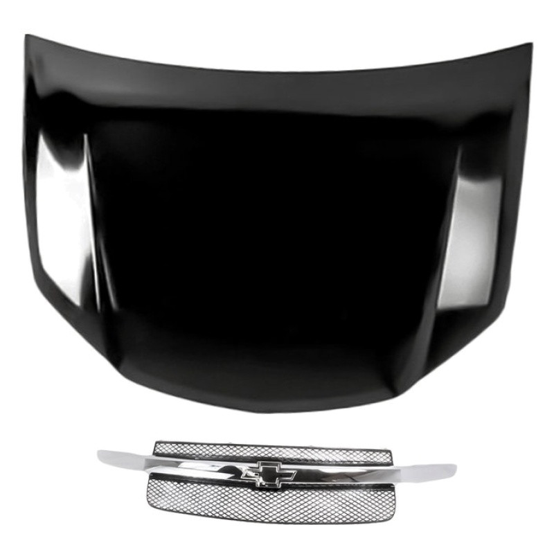 Replacement BNDL-210701 - 2-Piece (Hood Panel, Grille) (Standard Line)