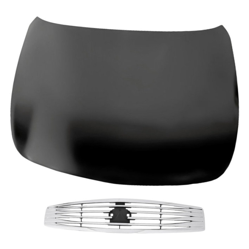 Replacement BNDL-210770 - 2-Piece (Hood Panel, Grille) (Standard Line)