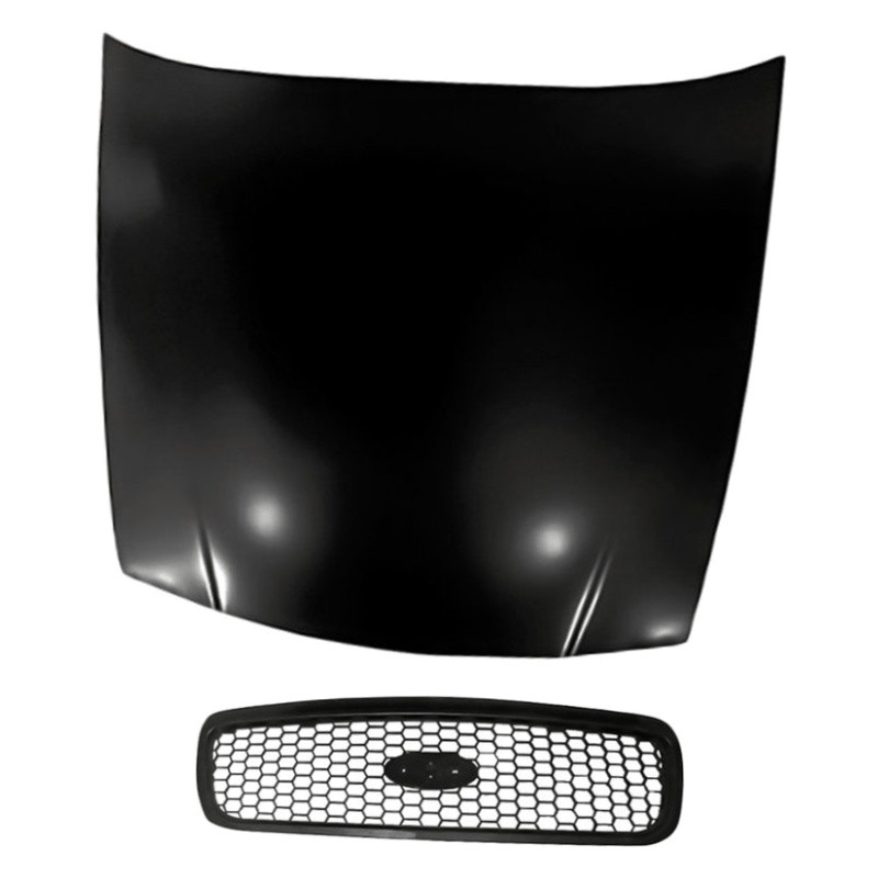 Replacement BNDL-210903 - 2-Piece (Hood Panel, Grille) (Standard Line)