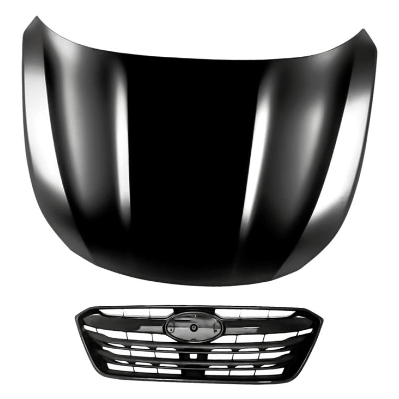 Replacement BNDL-212212 - 2-Piece (Hood Panel, Grille) (Standard Line)