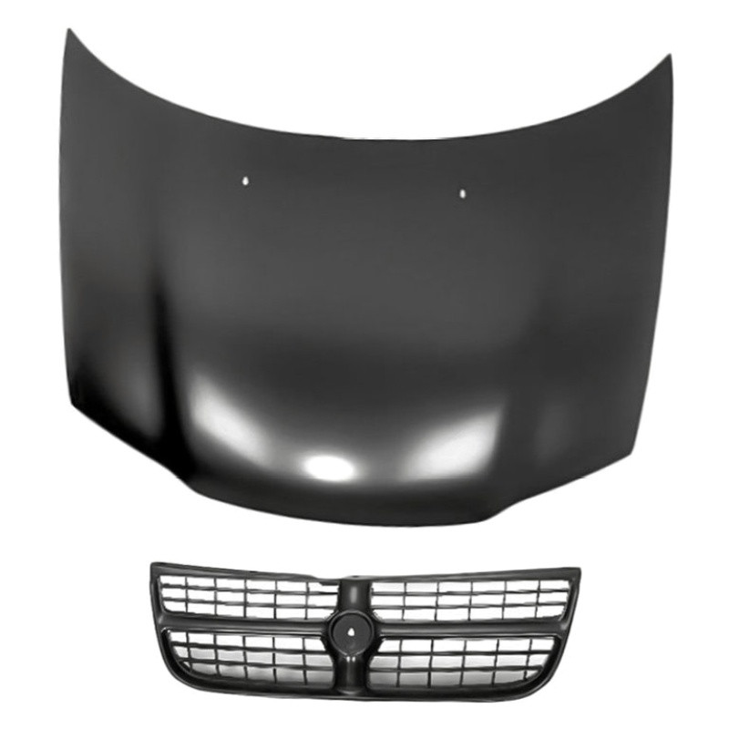 Replacement BNDL-212228 - 2-Piece (Hood Panel, Grille) (Standard Line)