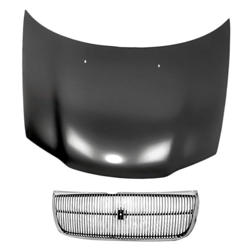 Replacement BNDL-212230 - 2-Piece (Hood Panel, Grille) (Standard Line)