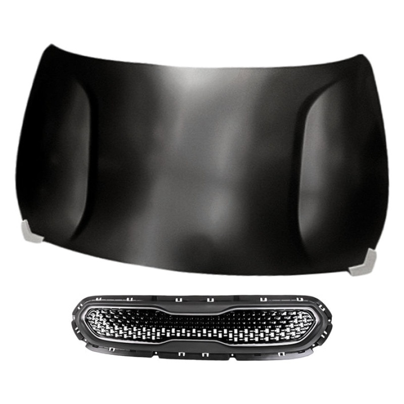 Replacement BNDL-212262 - 2-Piece (Hood Panel, Grille) (Standard Line)