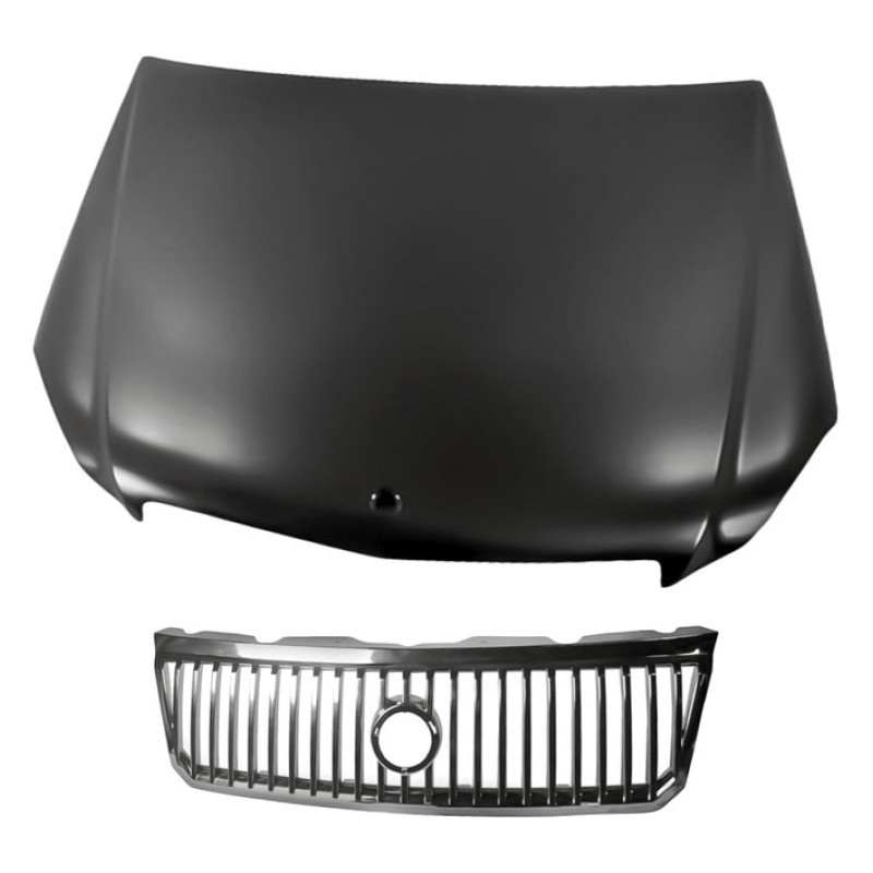 Replacement BNDL-212447 - 2-Piece (Hood Panel, Grille) (Standard Line)