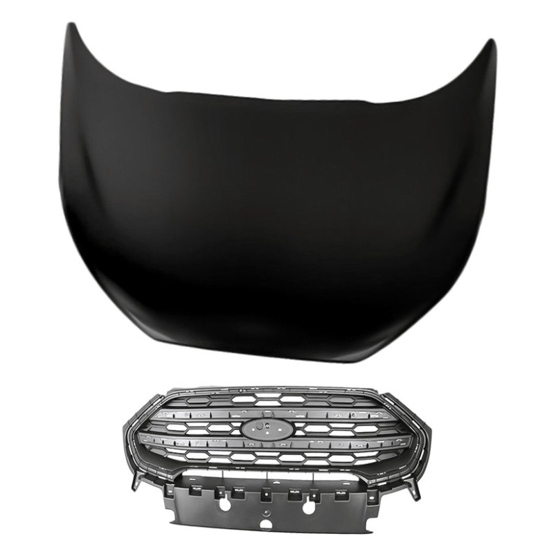 Replacement BNDL-212452 - 2-Piece (Hood Panel, Grille) (Standard Line)