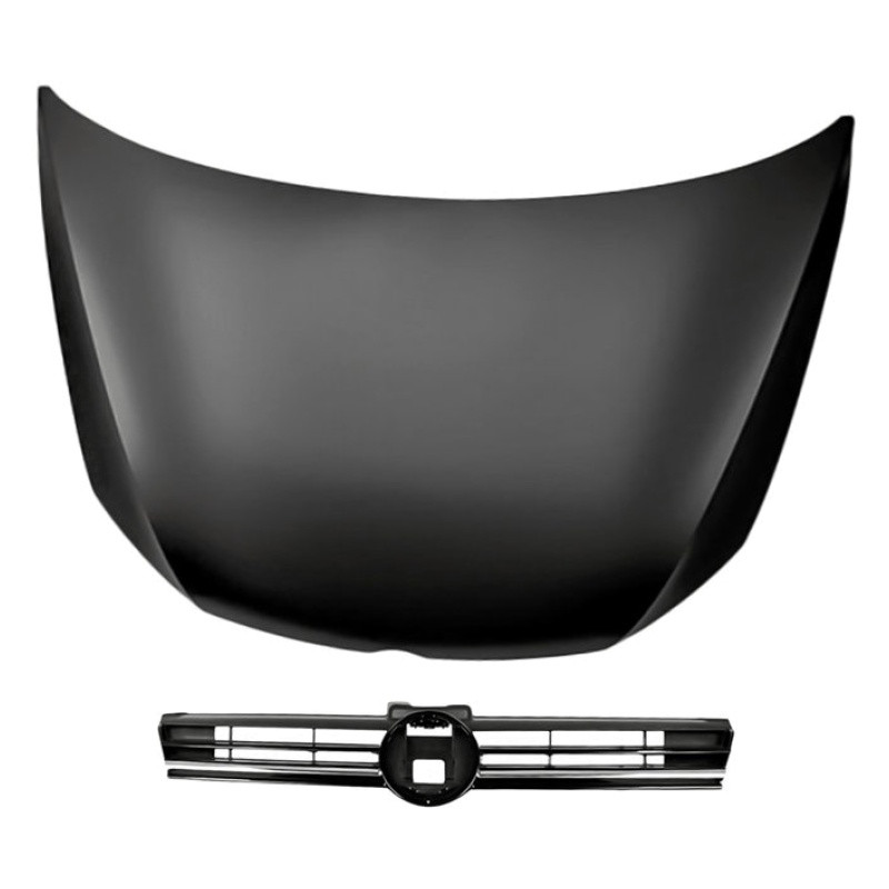 Replacement BNDL-212740 - 2-Piece (Hood Panel, Grille) (CAPA Certified)