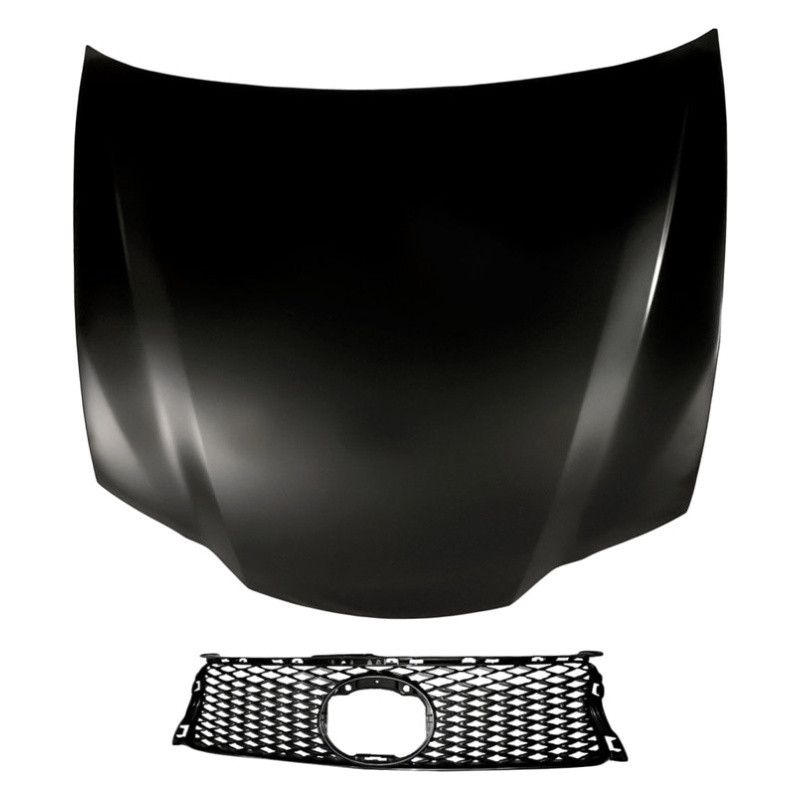 Replacement BNDL-212805 - 2-Piece (Hood Panel, Grille) (CAPA Certified)