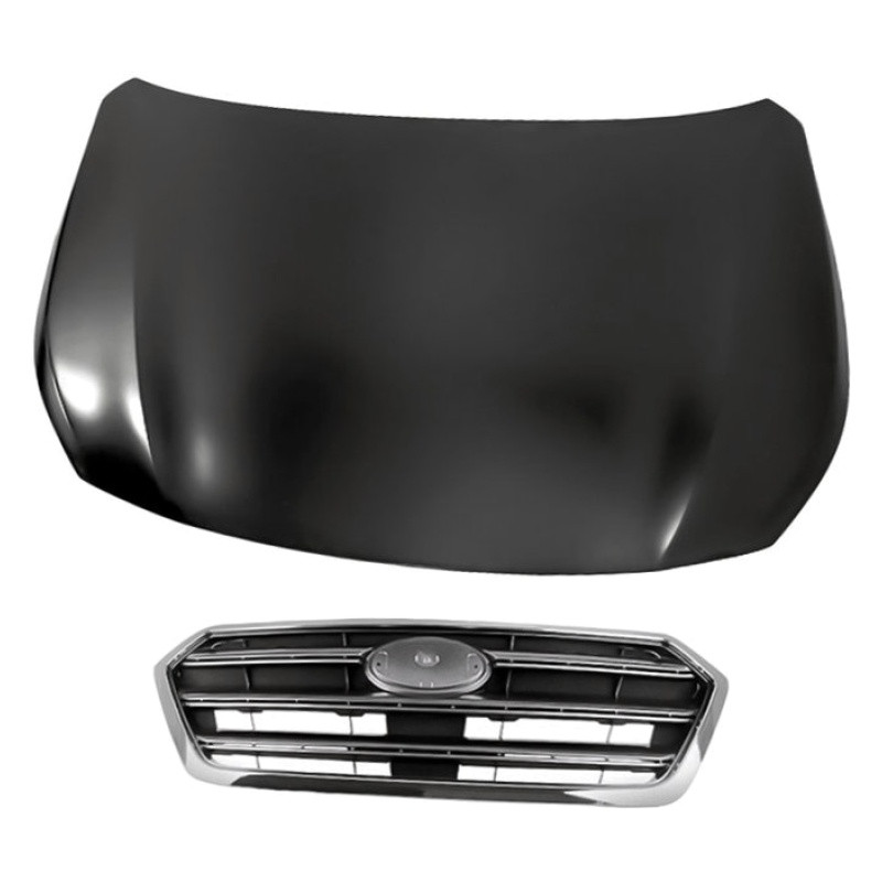 Replacement BNDL-212904 - 2-Piece (Hood Panel, Grille) (Standard Line)