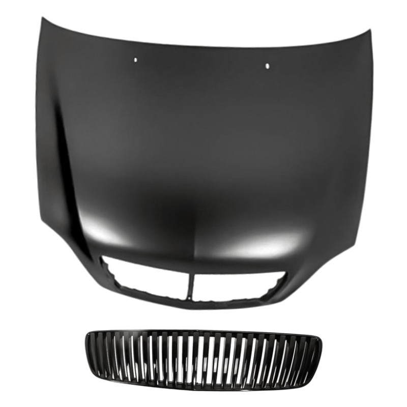 Replacement BNDL-212923 - 2-Piece (Hood Panel, Grille) (Standard Line)