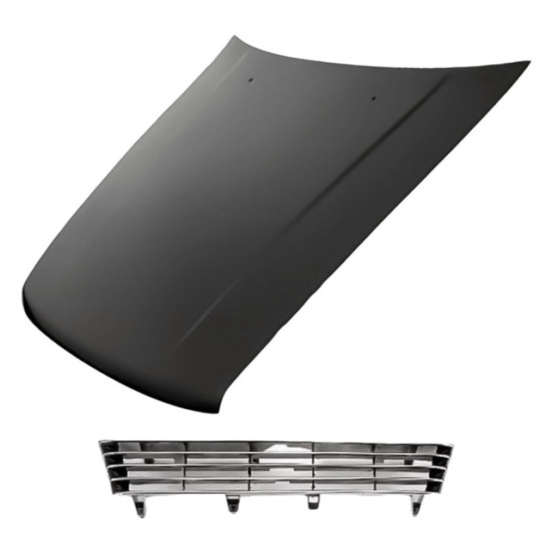 Replacement BNDL-213188 - 2-Piece (Hood Panel, Grille) (Standard Line)