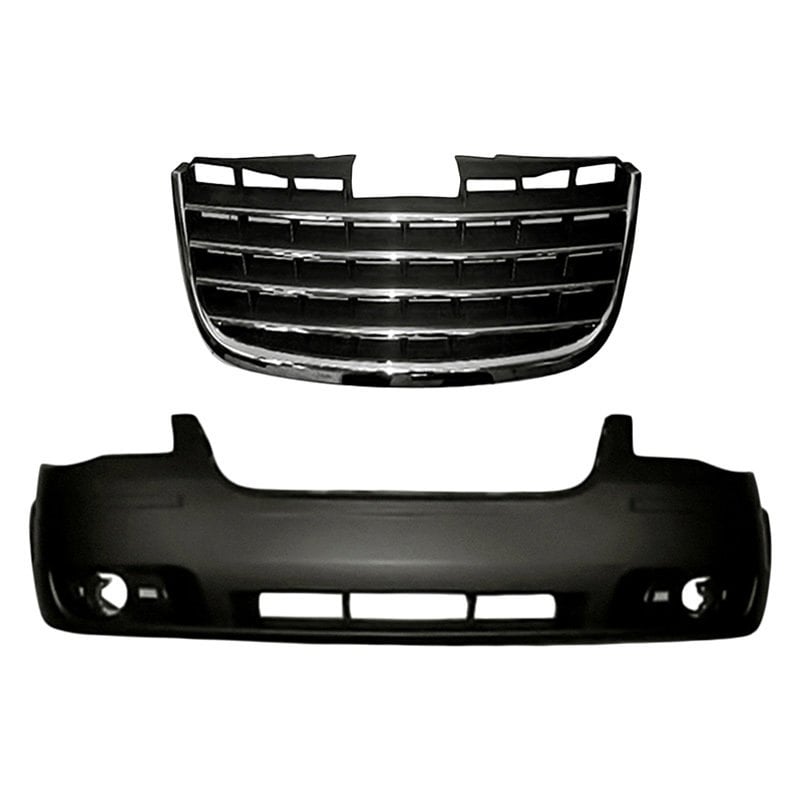 Replacement BNDL-220495 - 2-Piece (Front Bumper Cover, Grille ...