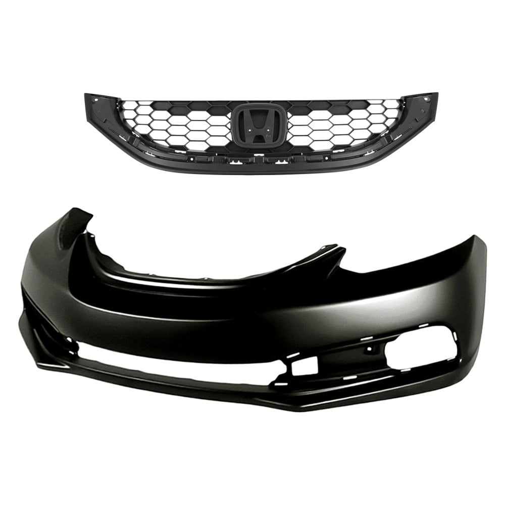 Replacement BNDL-220598 - 2-Piece (Front Bumper Cover, Grille ...