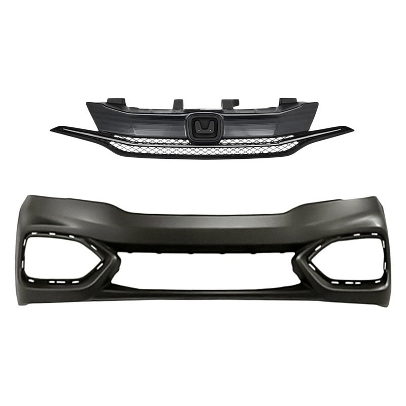 Replacement BNDL-220599 - 2-Piece (Front Bumper Cover, Grille ...