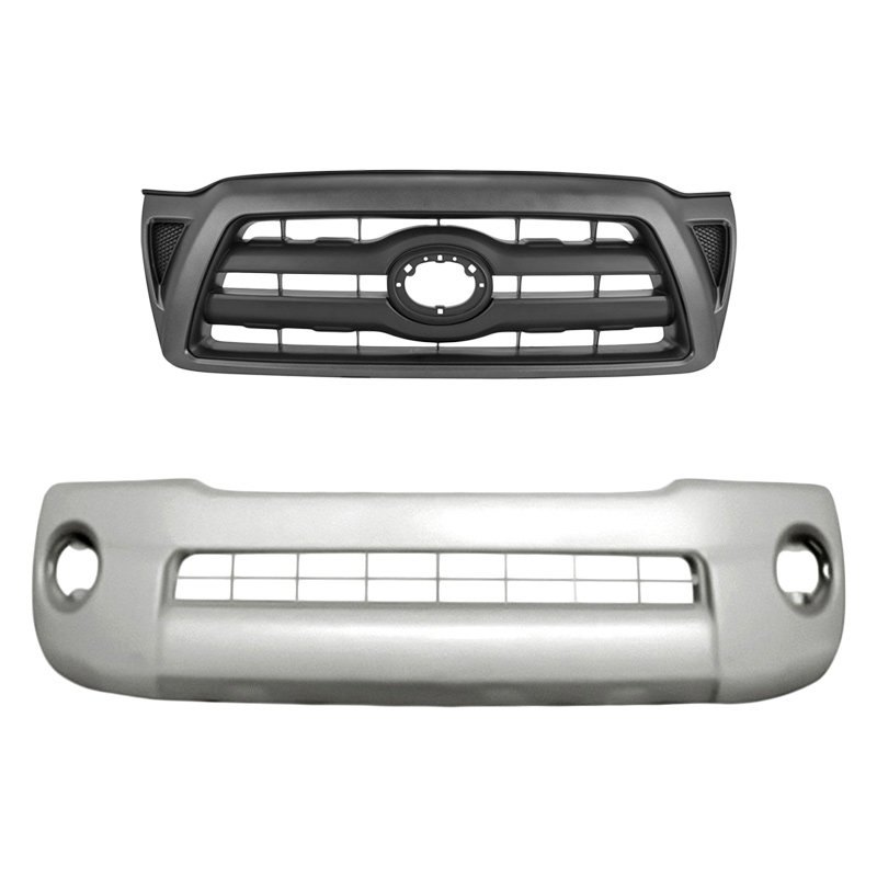 Replacement BNDL-220636 - 2-Piece (Front Bumper Cover, Grille ...