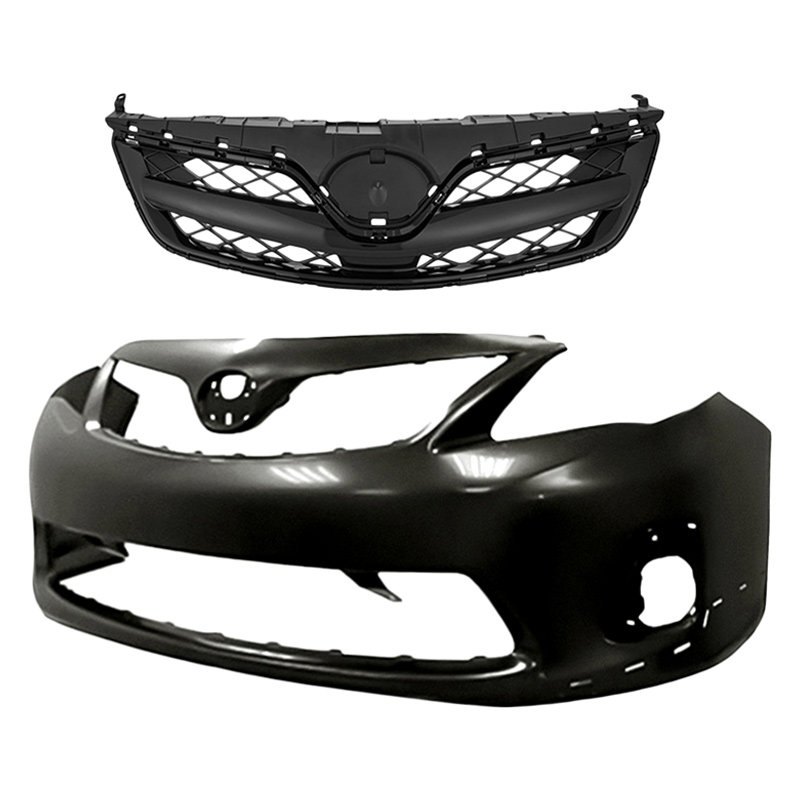 Replacement BNDL-220690 - 2-Piece (Front Bumper Cover, Grille ...