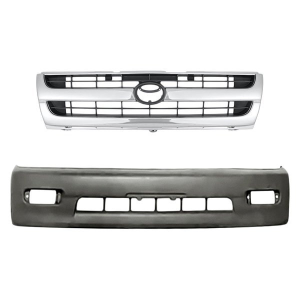 Replacement BNDL-220712 - 2-Piece (Front Bumper Valance, Grille ...