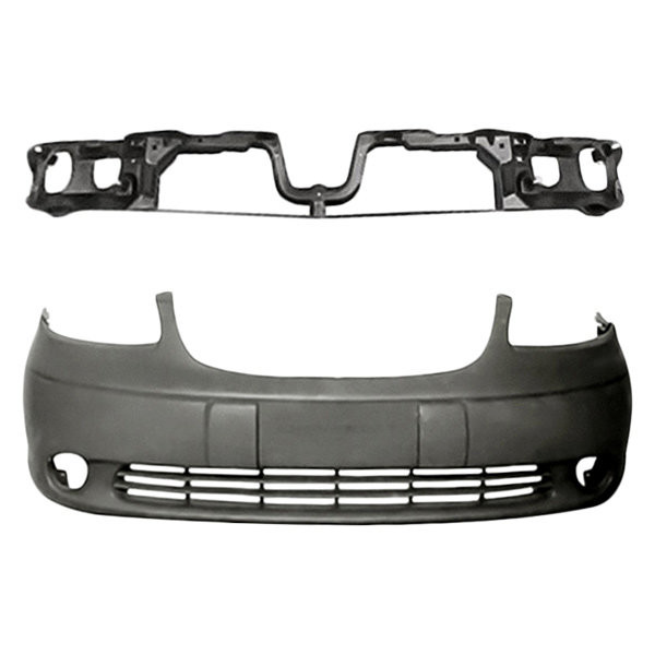 Replacement BNDL-221128 - 2-Piece (Front Bumper Cover, Header Panel ...