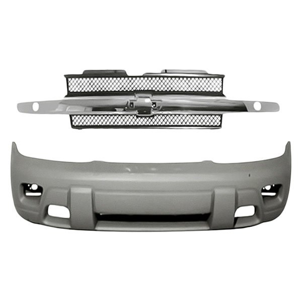 Replacement BNDL-221838 - 2-Piece (Front Bumper Cover, Grille ...